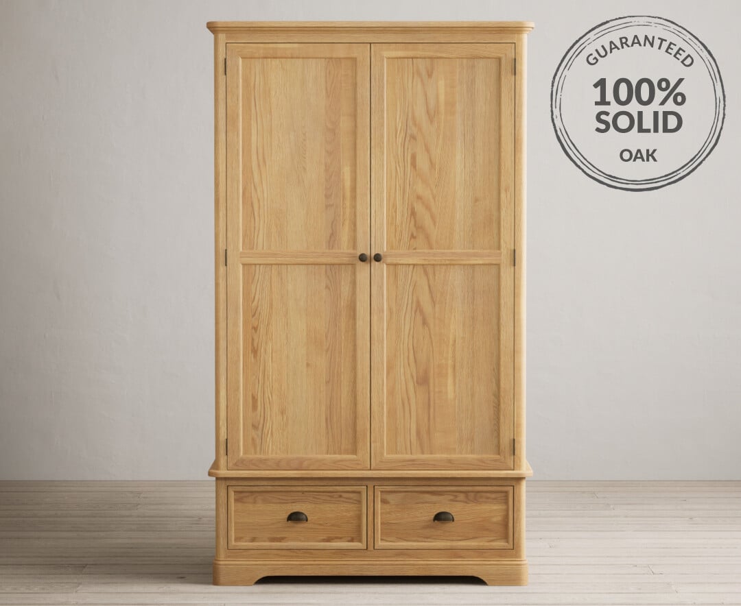 Cambridge Solid Oak Wardrobe