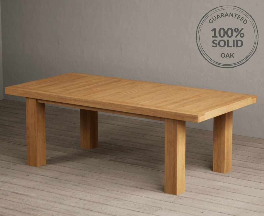 Extending Callington 230cm Oak Dining Table | Oak&More