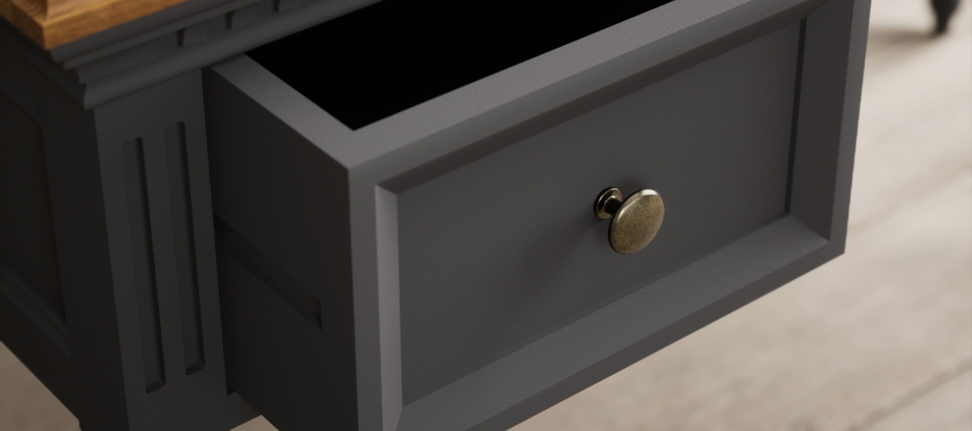 charcoal dressing table