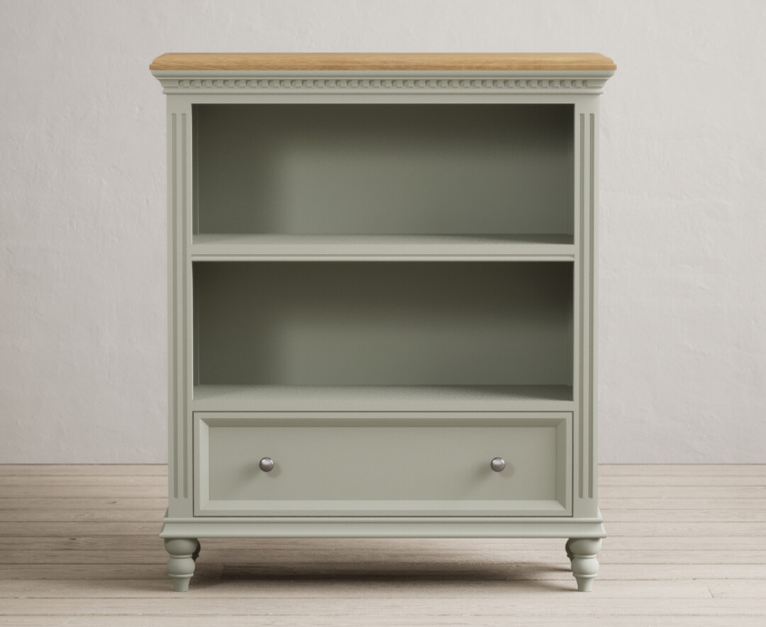 Francis Painted Low Bookcase