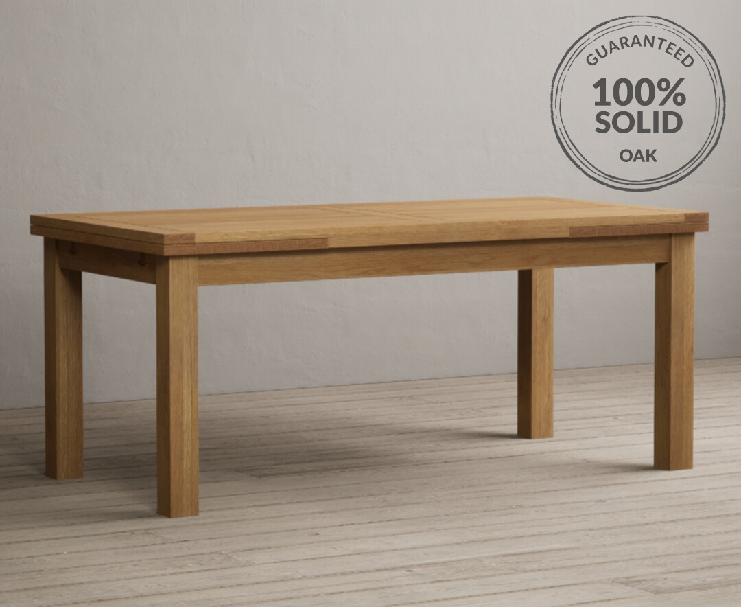 solid oak dining table uk