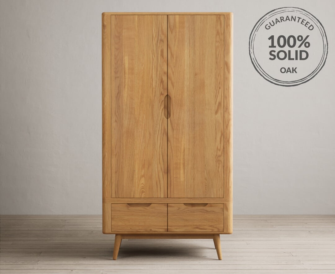 Rosa Solid Oak Wardrobe