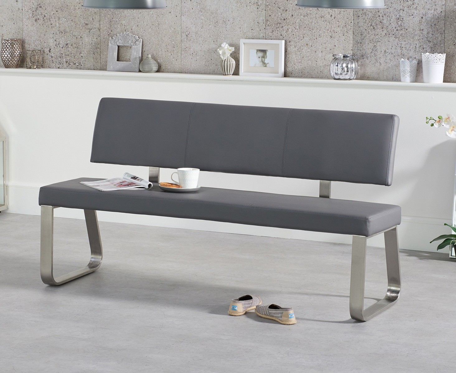 dining bench with backrest uk