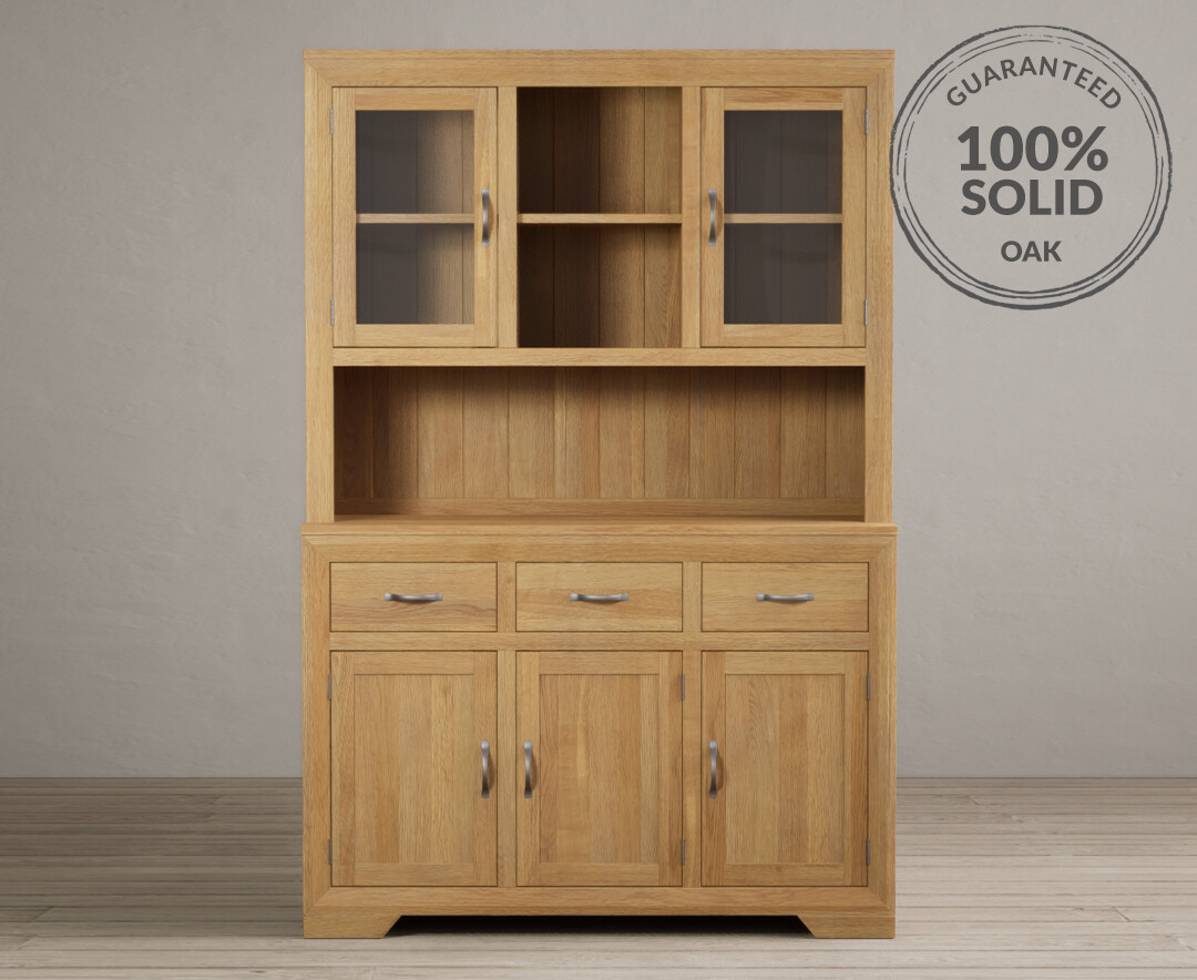 Tilt Solid Oak Large Dresser | Oak&More