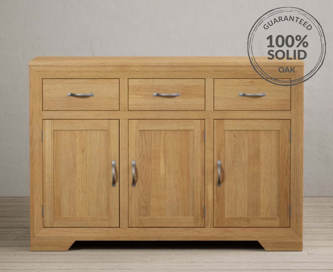 Tilt Solid Oak Large Sideboard | Oak&More