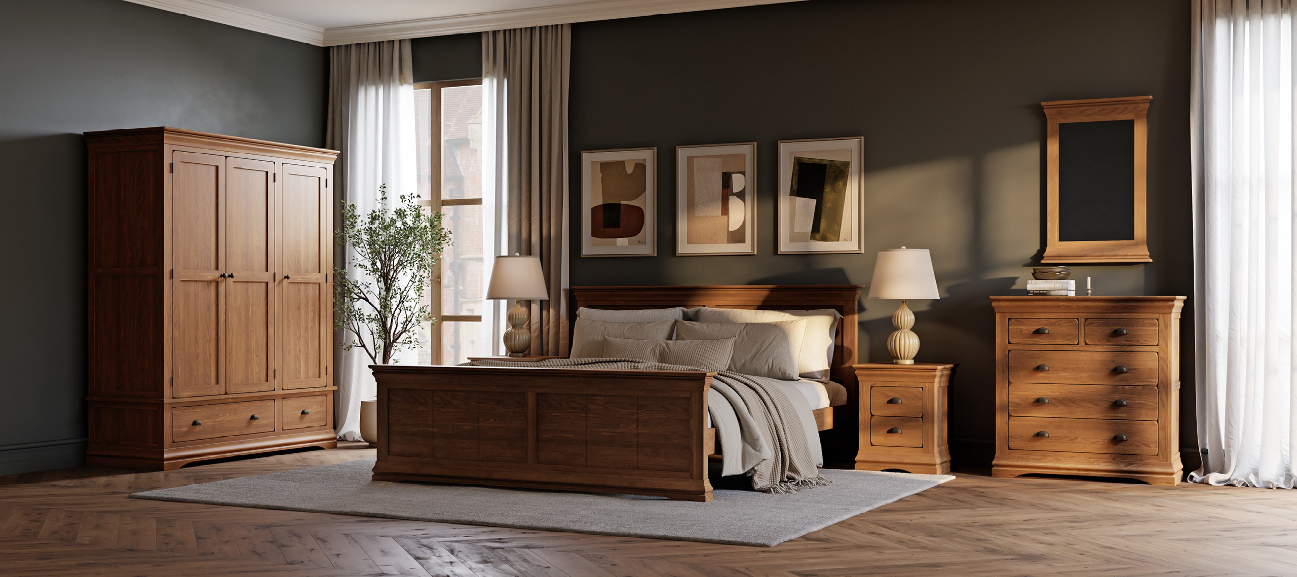 rustic dressing room