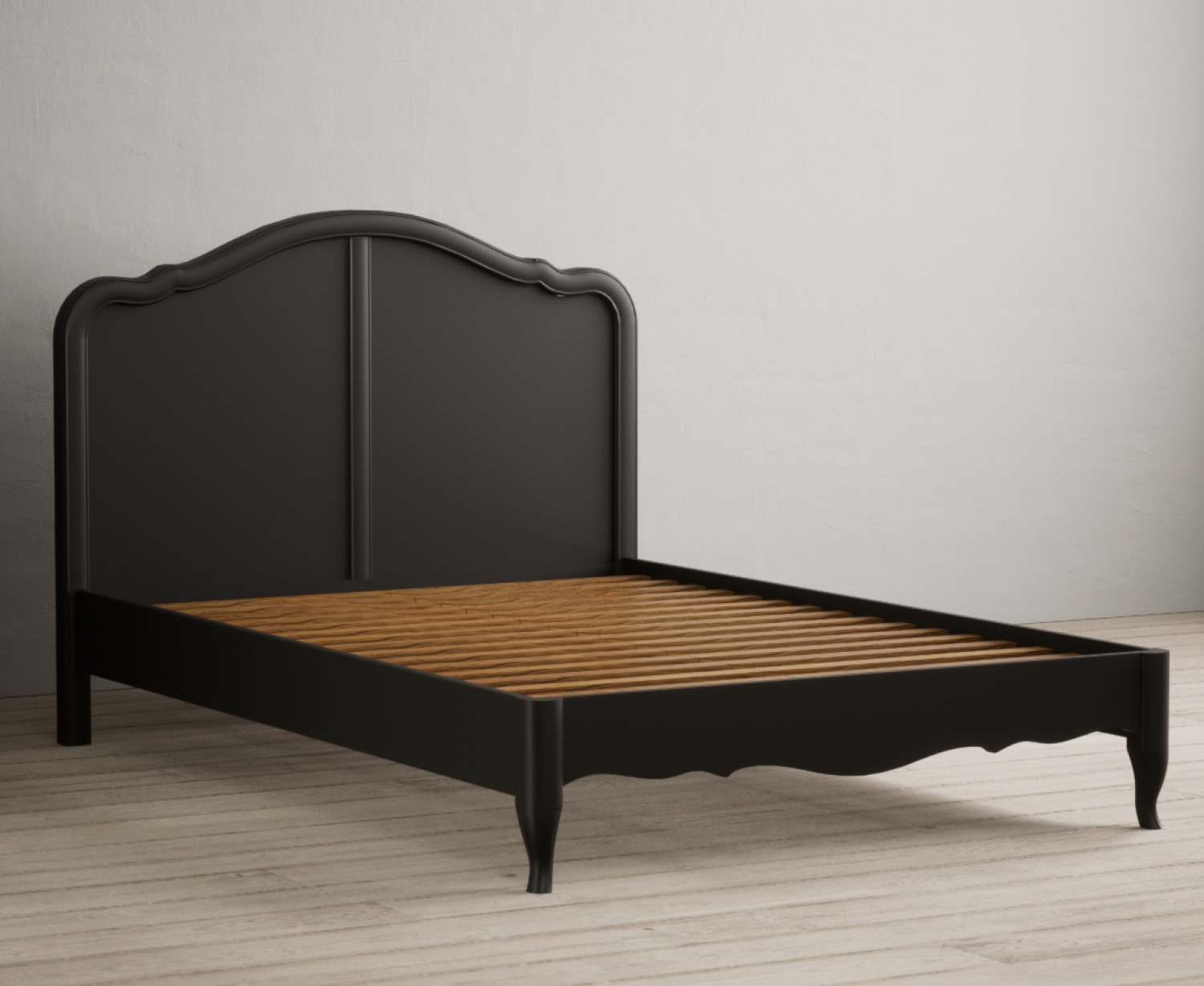 Chateau Black Painted Double Bed | Oak&More