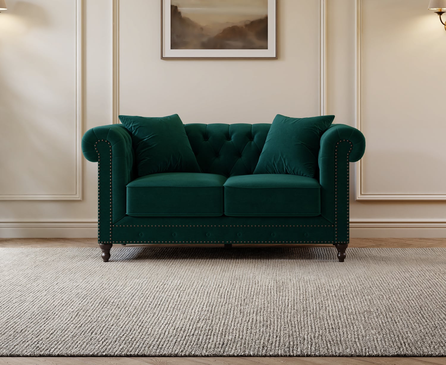 green fabric sofas uk