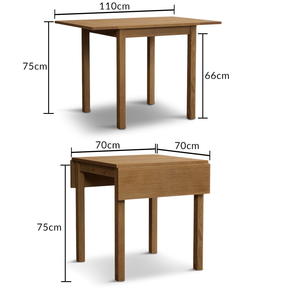 dining table width 70cm